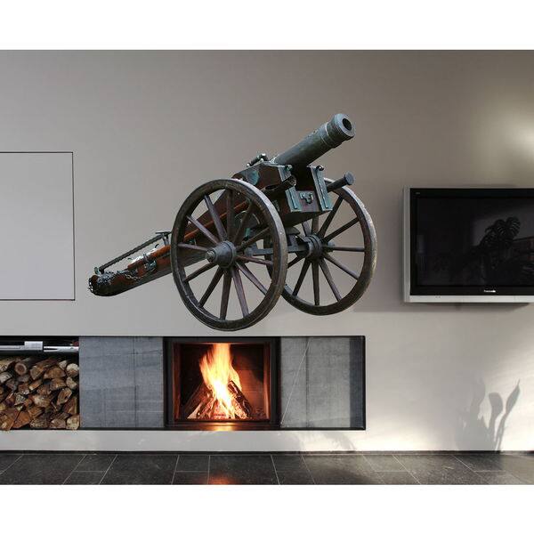 Full Color Cannon military Full Color Decal, Full color sticker ...