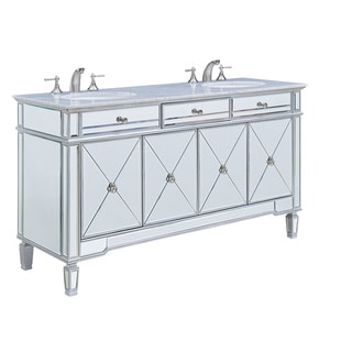 Elegant Lighting Camille 60-inch Double Bathroom Vanity - On Sale - Bed ...
