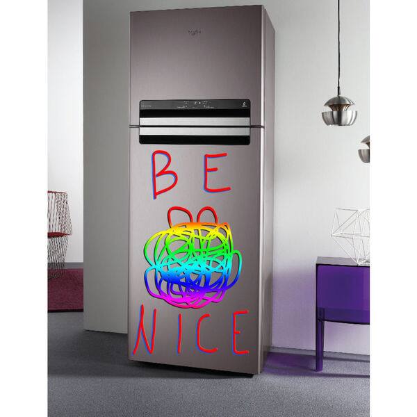 full refrigerator decals