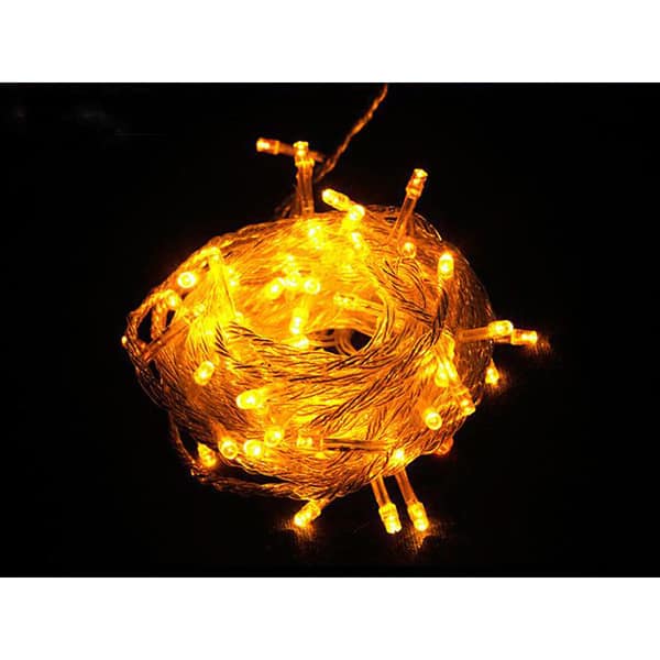 100 LED String Light w/ connector - Yellow - Bed Bath & Beyond - 15647903