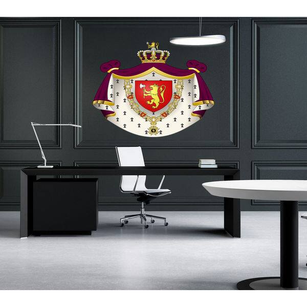 Full Color Royal Crown Mantle Full Color Decal, Full color sticker ...