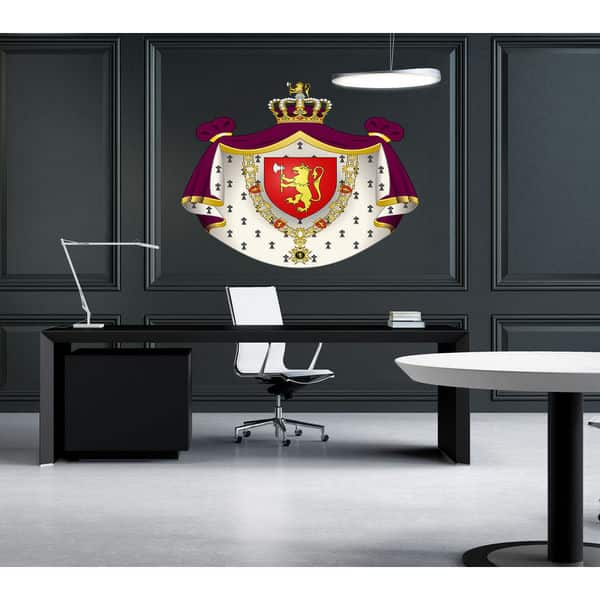 Full Color Royal Crown Mantle Full Color Decal, Full color sticker ...