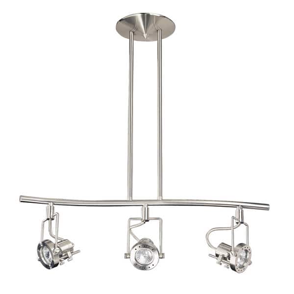 ERIS series 3-Light Satin Nickel fixed rail fixture - Bed Bath & Beyond ...