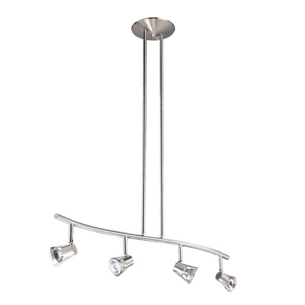 SORELLA series 4-Light Satin Nickel fixed rail fixture - Bed Bath ...