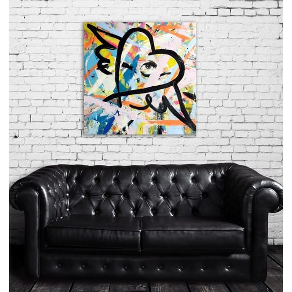 Oliver Gal 'Exhale by Tiago Magro' Abstract Wall Art Canvas Print ...