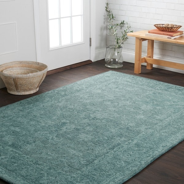 Alexander Home Opal Ocean Hand-hooked 100% Wool Rug - Bed Bath & Beyond ...