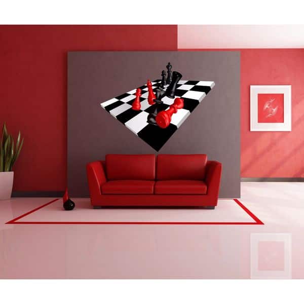 Full Color Chess board Full Color Decal, Full color sticker, colored ...