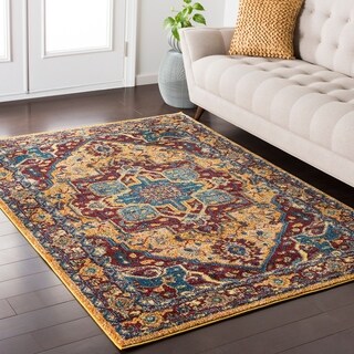 Haute-Hali Persian Oriental Rich-Wheat Area Rug - 7'10" x 10'3" - Bed ...