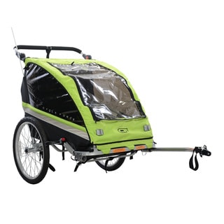 Cycle Force C23 Double Child 3-In-1 Bicycle Trailer, Jogger, Stroller ...