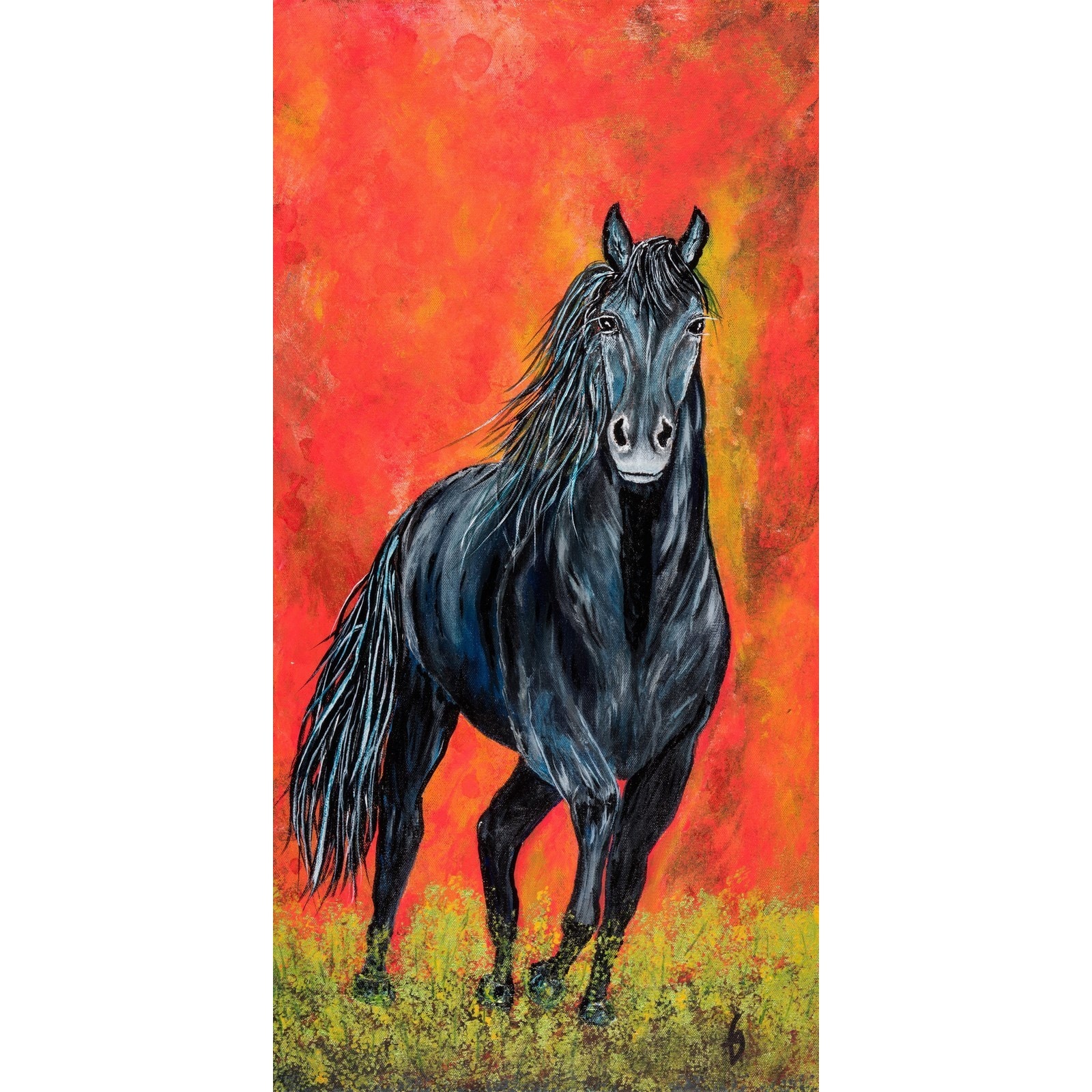 Marmont Hill - Handmade Animals Print on Wrapped Canvas - On Sale - Bed ...