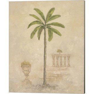 Debra Lake 'Palm With Architecture 3' Canvas Art - Bed Bath & Beyond ...