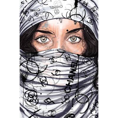 Maxwell Dickson 'Chaotic Elegance' Modern Canvas Wall Art - Overstock ...