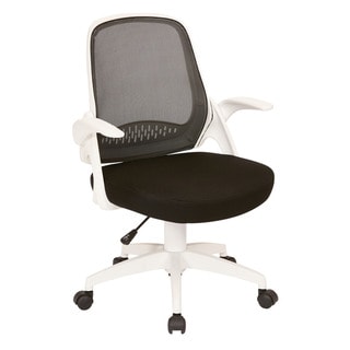 OSP Home Furnishings Jackson Fabric Office Chair with Mesh Back and ...