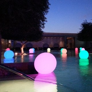 Q-Max Cordless LED Cube Shape Decorative Light with 16 RGB Colors and ...