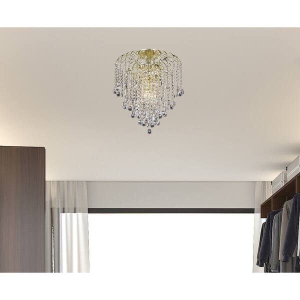 Living District Addison Collection Gold Flush Mount - Bed Bath & Beyond ...