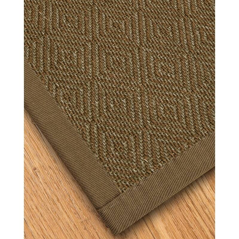 Handcrafted Habitat Natural Sisal Rug Metal Binding (2'6 x 8') - 2'6" x ...