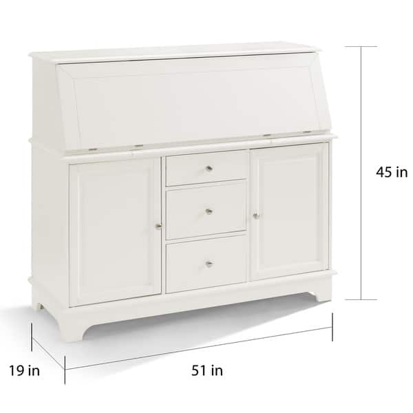 Sullivan Secretary Desk in White - Bed Bath & Beyond - 16003344