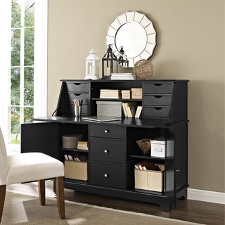 Sullivan Secretary Desk in Black - Bed Bath & Beyond - 16003347