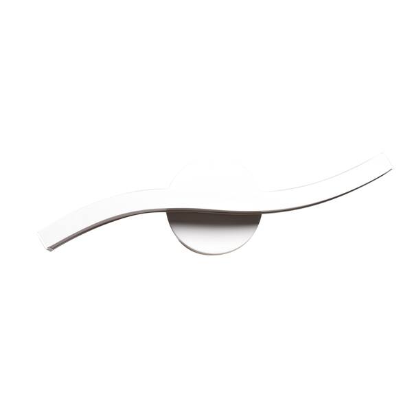 Access Lighting Ripple LED White Wavy Wall Sconce with Acrylic Lens ...