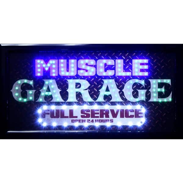 American Art Decor Muscle Garage Full Service Marquee Garage Man Cave ...