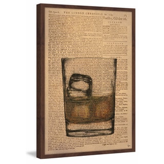 'Brandy on the Rocks' Framed Painting Print - Bed Bath & Beyond - 16077547
