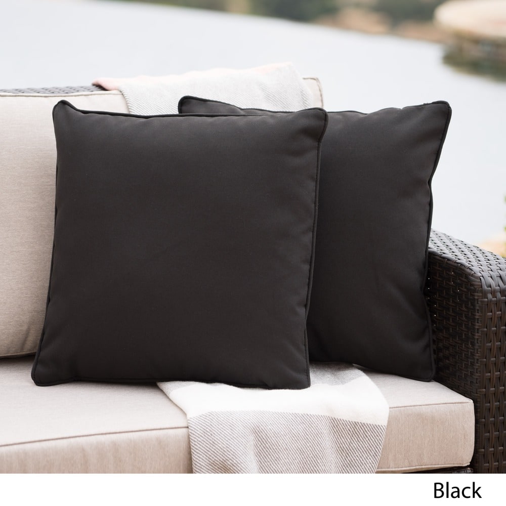 Black Outdoor Throw Pillows - Bed Bath & Beyond