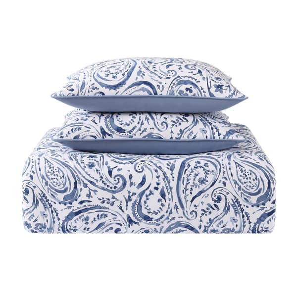 Oceanfront Resort Indienne Paisley Cotton Duvet Cover 3-piece Set - Bed ...