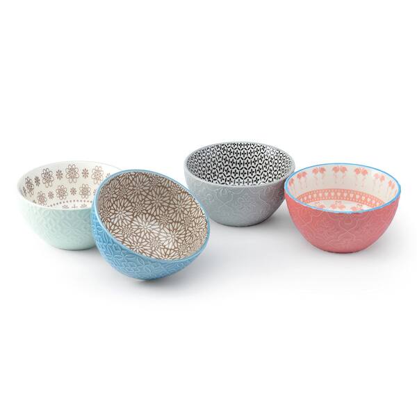 Signature Housewares Design 7 Set of 4 Assorted 6-Inch Bowls - Bed Bath ...