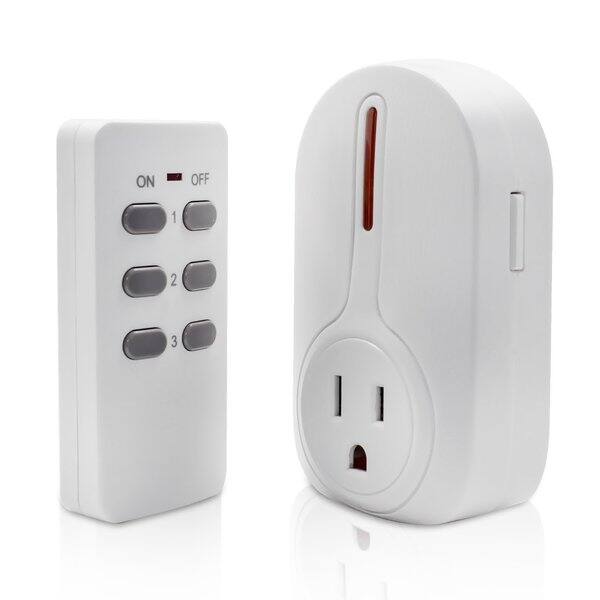 LED Concepts Wireless Remote Control Outlet Switch (1 Remote, 1 Outlet ...