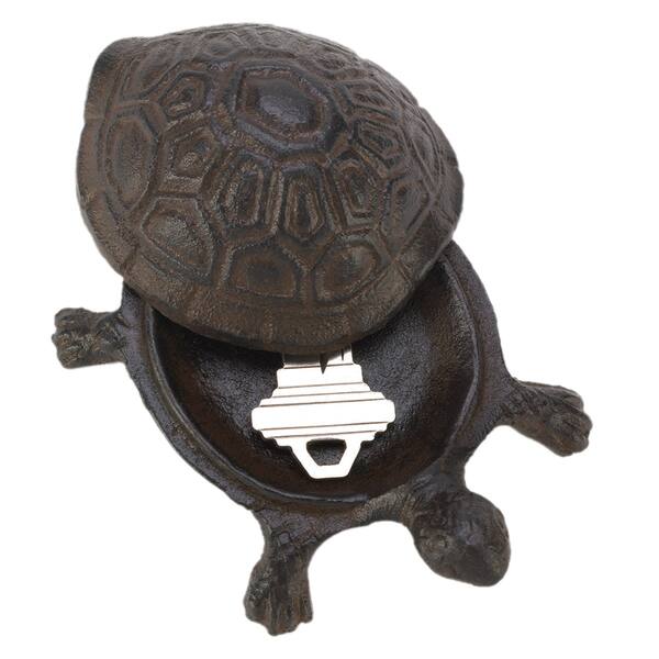 Koehler Home Decor Cast Iron Garden Turtle Key Hider - Bed Bath ...
