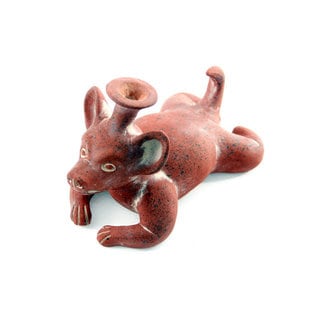 Ceramic Sculpture, 'Xoloitzcuintli Companion' (Mexico) - Bed Bath ...