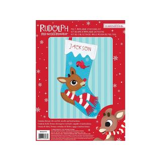 Dimensions Felt Stocking Rudolph - Bed Bath & Beyond - 16199773