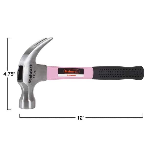 Fiberglass Claw Hammer - Comfort Grip Handle, Curved Rip Claw, 16 Oz ...