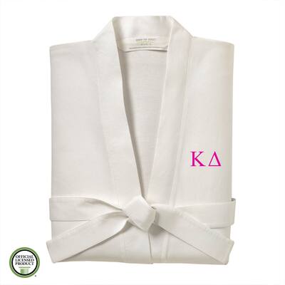 Under the Canopy Kappa Delta Monogrammed Kimono Bath Robe - Overstock ...