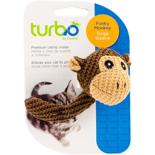 Turbo Random Fun Cat Toy-Funky Monkey - 4.5" - Bed Bath & Beyond - 16279286