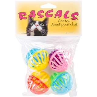 Rascals 1.5" Assorted Lattice Balls Cat Toys (Box of 4) - Bed Bath ...