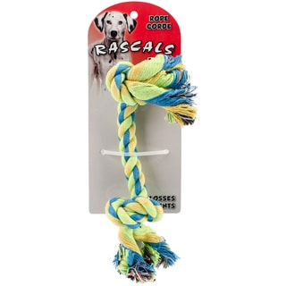 Rascals 2 Knot 5" Rope Tug Dog Toy-Yellow - Bed Bath & Beyond - 16279514