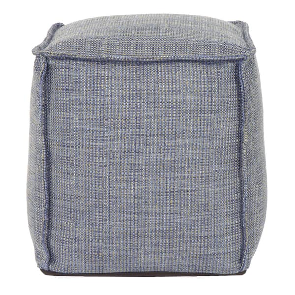 Square Pouf Coco Sapphire - Bed Bath & Beyond - 16287280