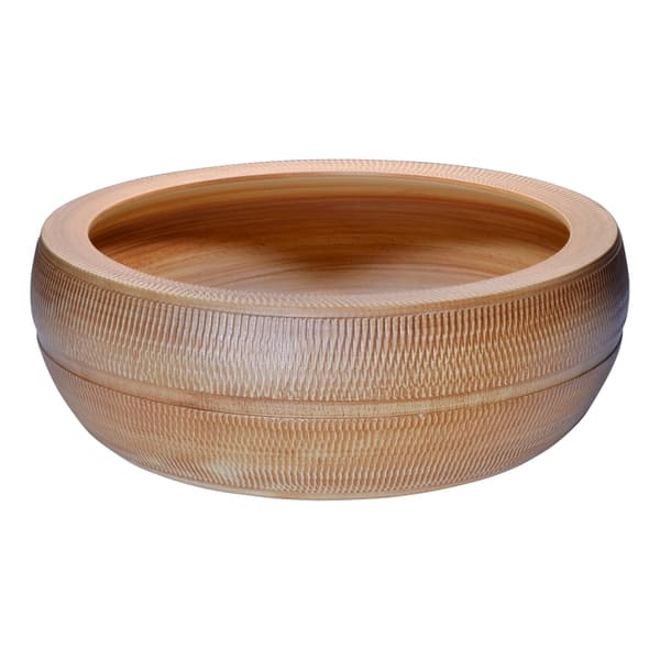 ANZZI Regalia Series Vessel Sink in Styled Chestnut - Bed Bath & Beyond ...