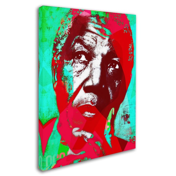 Andre Monet 'Nelson Mandela' Canvas Art - Bed Bath & Beyond - 16289142