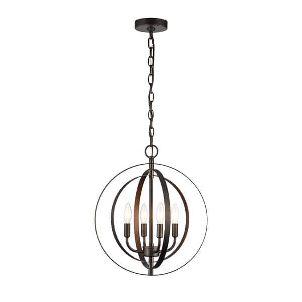 Osbert 4-light Oil Rubbed Bronze Pendant - On Sale - Bed Bath & Beyond - 16289541