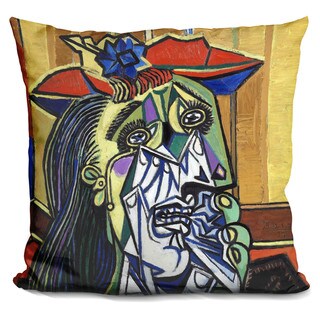 Pablo Picasso 'Weeping Woman' Throw Pillow - Bed Bath & Beyond - 16289769