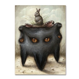 Jason Limon 'Perilous Hunch' Canvas Art - Black/Tan - Bed Bath & Beyond - 16291959