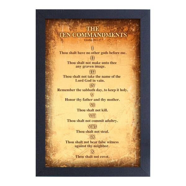 The Ten Commandments - Bed Bath & Beyond - 16294119