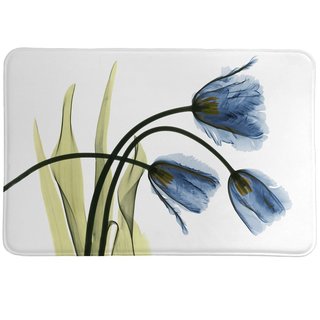 Laural Home Blooming Tulip Trio Memory Foam Rug - Bed Bath & Beyond ...