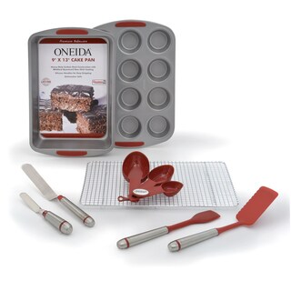 Oneida Silicone 8-Pc Brownie/Cupcake Bakeware Set - Bed Bath & Beyond ...
