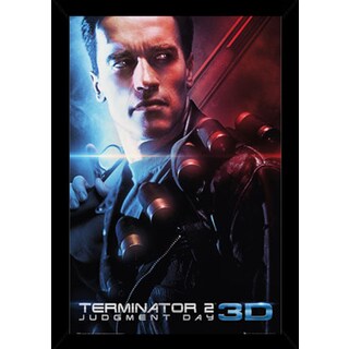 Terminator 2 Poster in a Black Poster Frame (24x36) - Bed Bath & Beyond ...