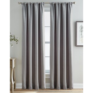 Mayfair Grey Room-Darkening Curtain Panel - 50" w x 84" l - Bed Bath ...