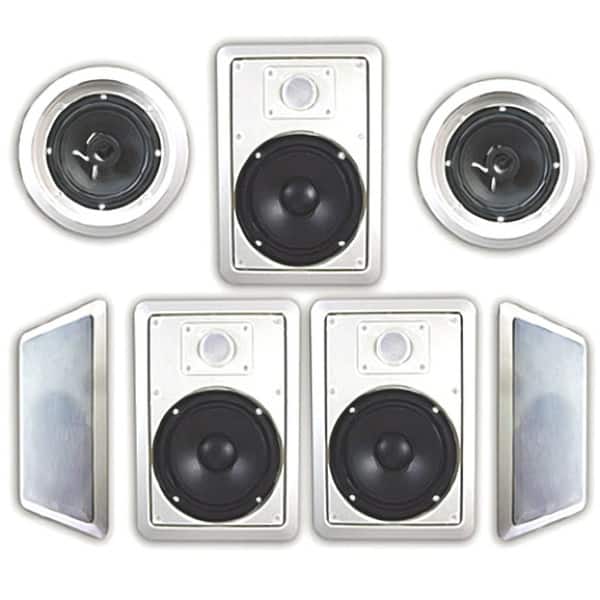 Acoustic Audio HT-67 1750 Watt 7.1CH In-Wall/ Ceiling Home Theater ...