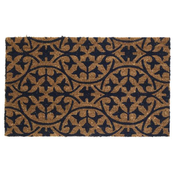 Handmade Fab Habitat Extra Thick Blue Tile Doormat (India) - 2' x 3 ...